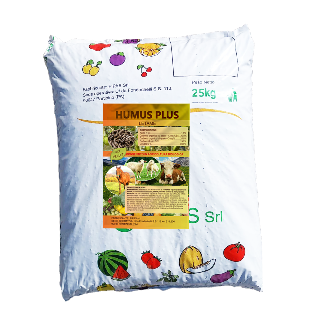 HUMUS PLUS Pellet - Fipas Fertilizzanti