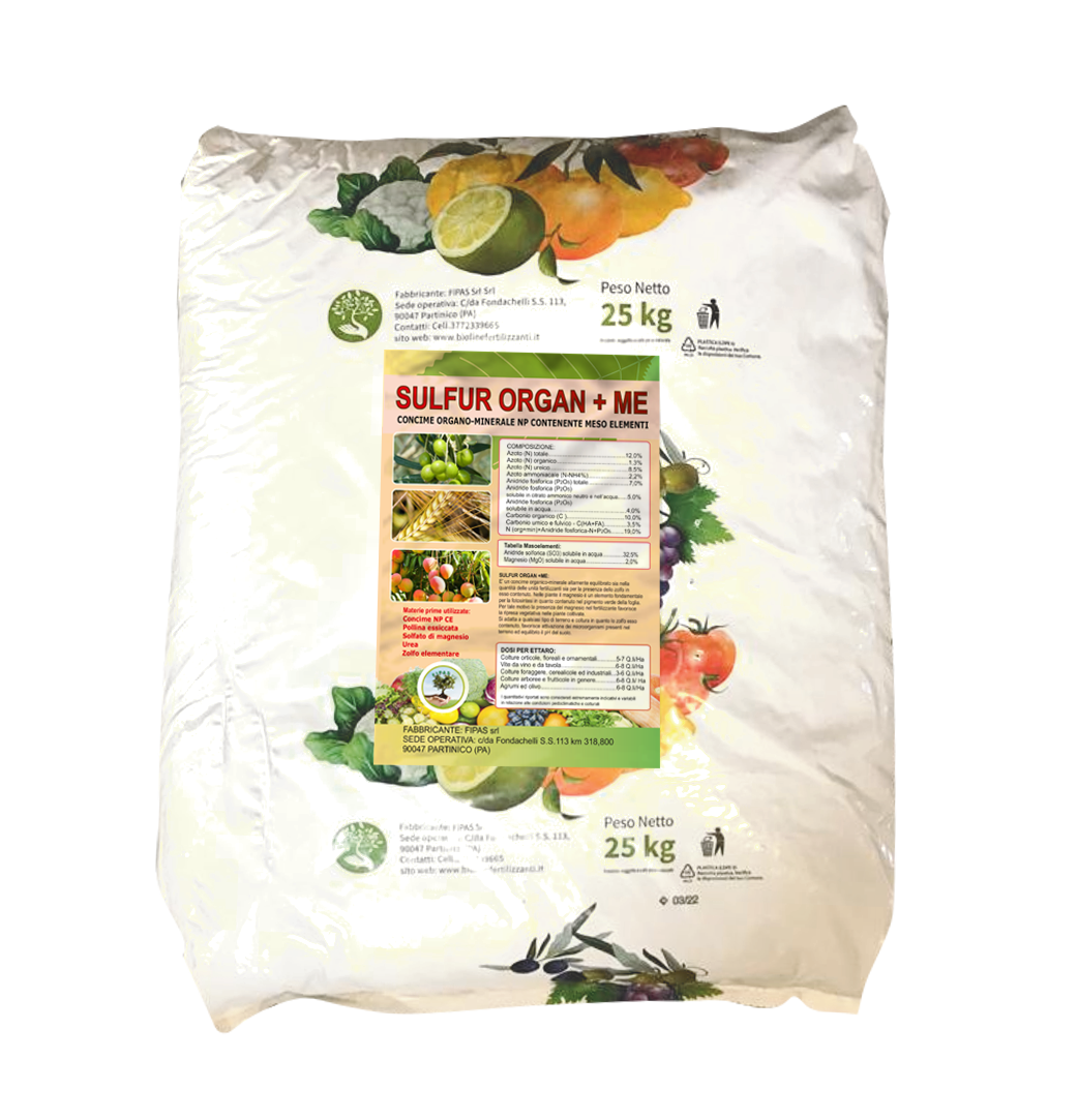 Sulfur Organ + Me - Fipas Fertilizzanti
